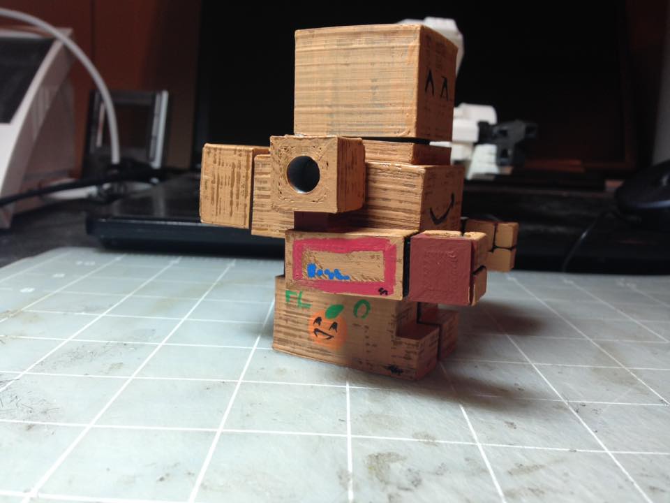 3D Printable Mech City: Prototype Mech Bloxy by WuLongToys