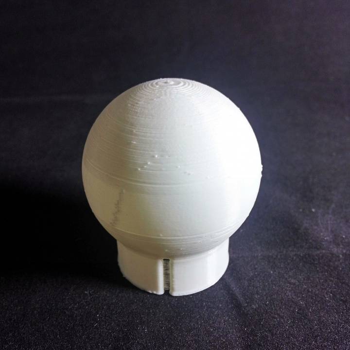 3D Printable Flashlight globe diffuser by zephyrin jaros grilli