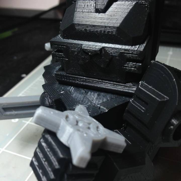 3D Printable Mech City: Stealth Mech by WuLongToys