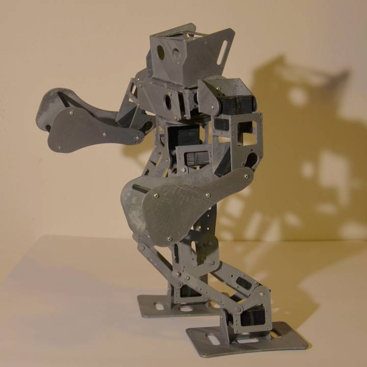 3D Printable Boxing Robot (Zero Light Version) by Anthony Lu