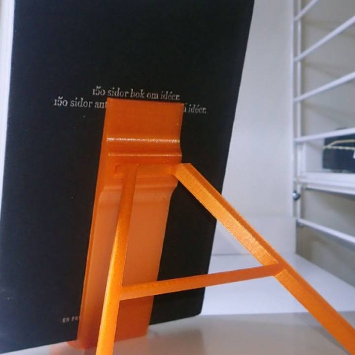 3D Printable Book / painting stand by Patrik Rosén