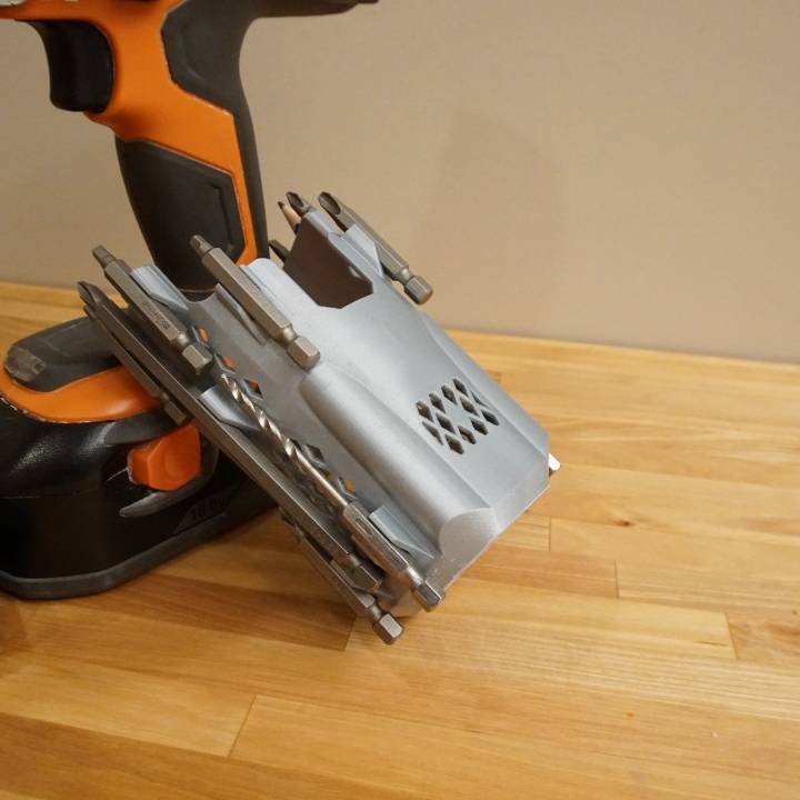 3D Printable Drill Bit Mount by Melanie Tang
