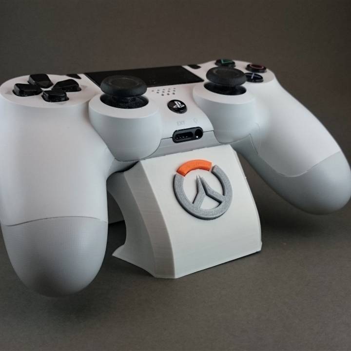 3D Printable Overwatch PS4 stand - Autodesk Design By Capture Stage 2 ...