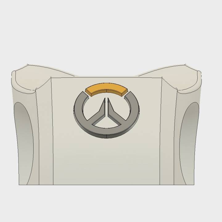 3D Printable Overwatch PS4 stand - Autodesk Design By Capture Stage 2 ...
