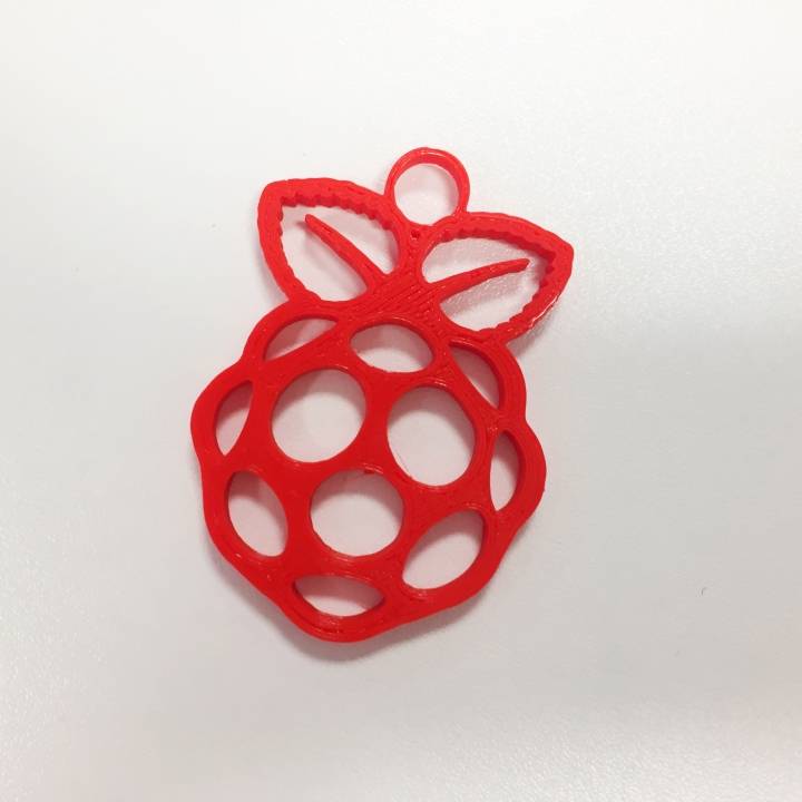 3D Printable Raspberry Pi Christmas Tree Decoration by Alex Bate