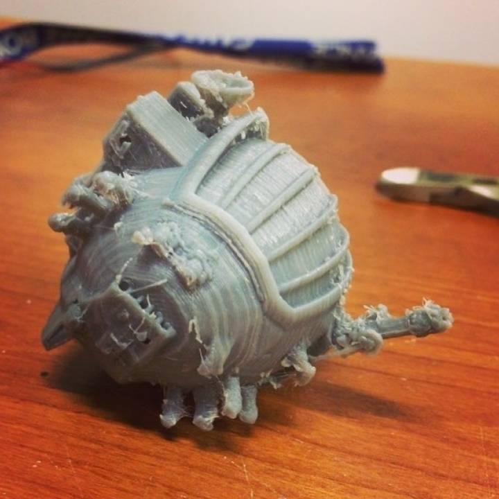 3D Printable Fallout Eyebot by Tom Lembke