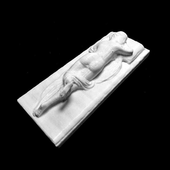3D Printable Sleeping Hermaphroditus by Scan The World
