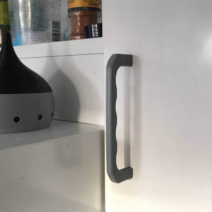 3D Printable Door handle by Patrik Rosén