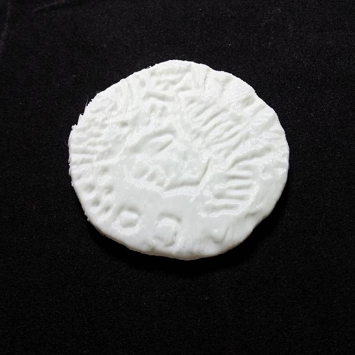 3D Printable Sutton Hoo Gold Coin 5 by Scan The World