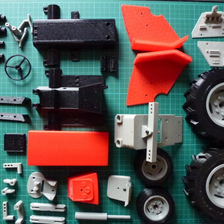 3D Print of OpenRC Tractor MK1 (discontinued) by odet50