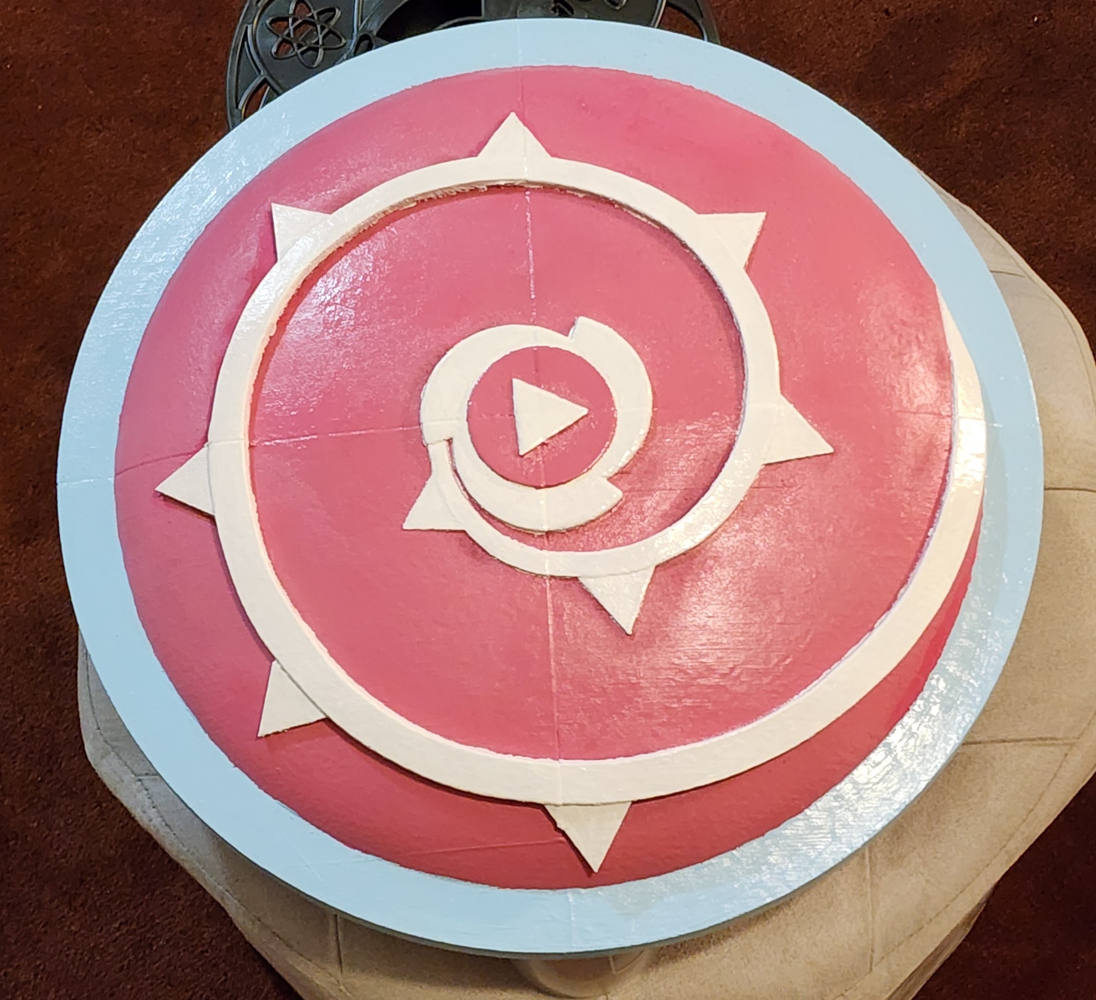 3D Printable Rose's Shield from Steven Universe by 3D Central