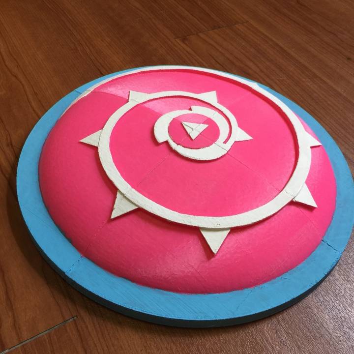 3D Printable Rose's Shield from Steven Universe by 3D Central