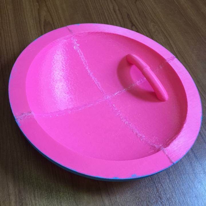 3D Printable Rose's Shield from Steven Universe by 3D Central