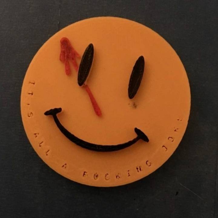 3D Printable The Comedian smiley face by Rakeem