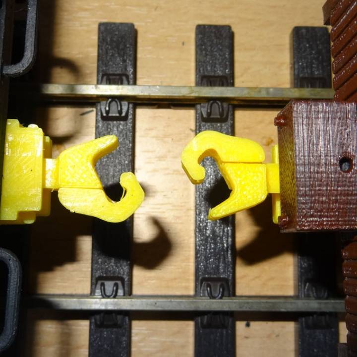 3D Printable Knuckle coupler 1/32 - Scale I - Openrailway by Raby
