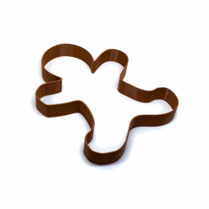 3D Printable Gingerbread man Form by Karnath Philipp