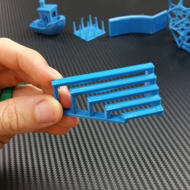 3D Printable Filament Test Pieces by NeatherBot