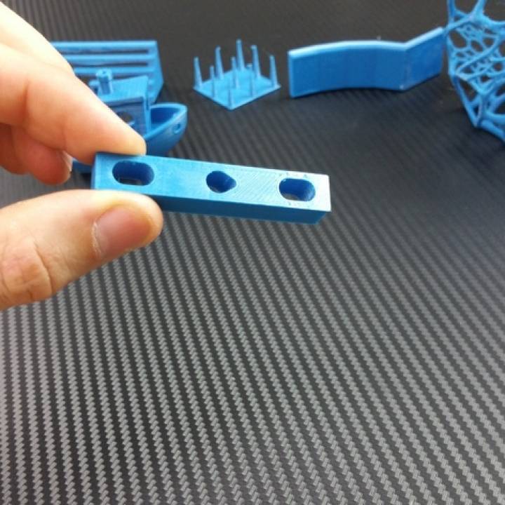 3D Printable Filament Test Pieces by NeatherBot