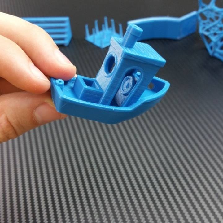 3D Printable Filament Test Pieces by NeatherBot