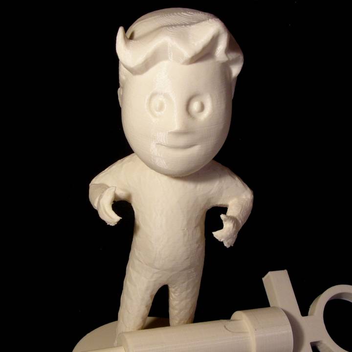 3D Printable Fallout 4 Bobblehead - 7in Medicine by TheAtomicSoul