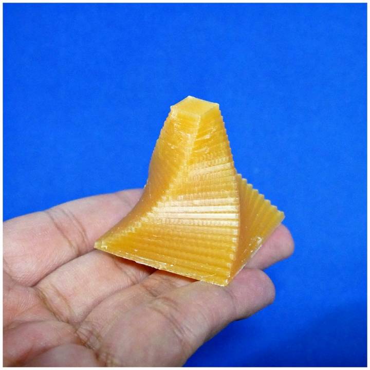 3D Printable The Twisted Pyramid Problem (OpenSCAD Program) by Nikolaos ...