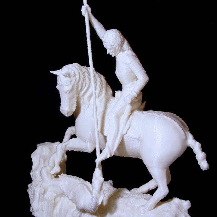 3D Printable St George Slaying the Dragon by Victoria and Albert Museum ...