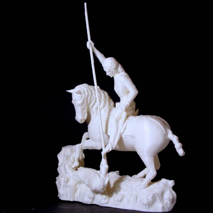 3D Printable St George Slaying the Dragon by Victoria and Albert Museum ...