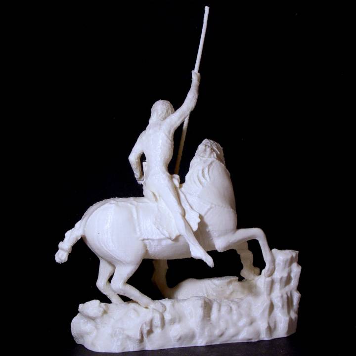 3D Printable St George Slaying the Dragon by Victoria and Albert Museum ...