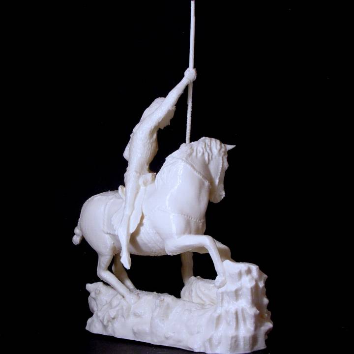 3D Printable St George Slaying the Dragon by Victoria and Albert Museum ...