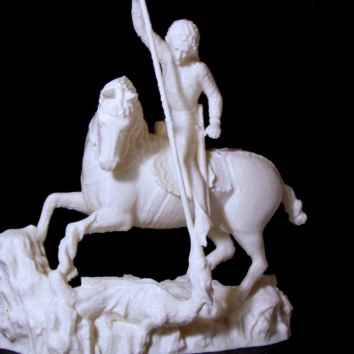 3D Printable St George Slaying the Dragon by Victoria and Albert Museum ...