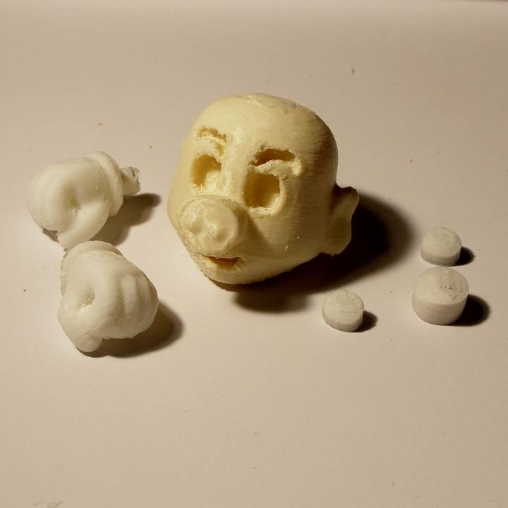 3D Printable super mario pig by g.e. luna