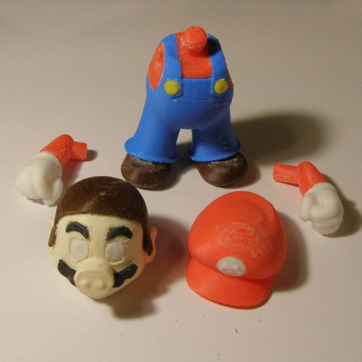 3D Printable super mario pig by g.e. luna