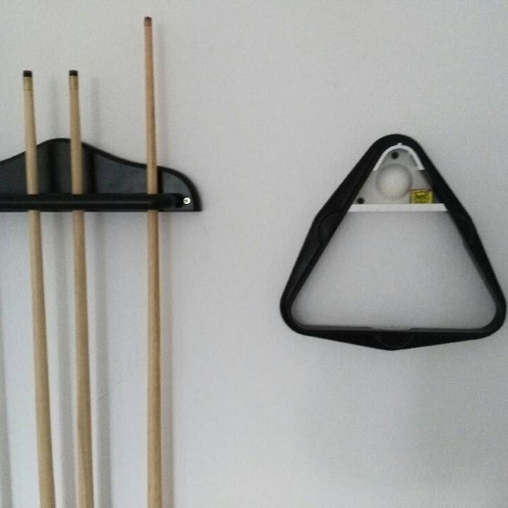 3D Printable support triangle de billard by lolo