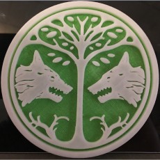 3D Printable Destiny Emblem Coasters - The PVP Set by Jason Withers