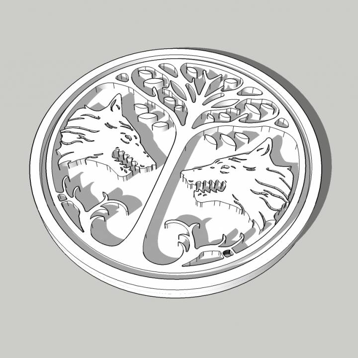 3D Printable Destiny Emblem Coasters - The PVP Set by Jason Withers