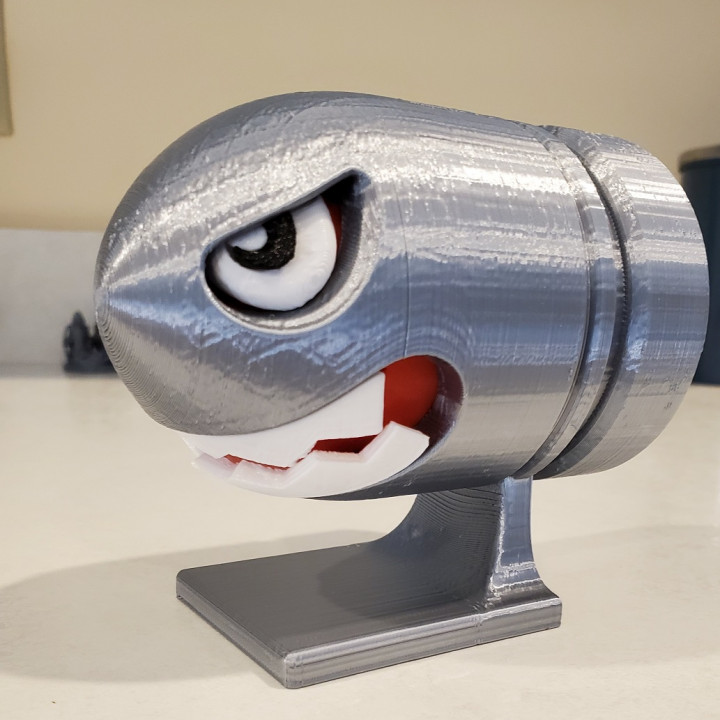 3D Print of BULLET BILL / BANZAI BILL by Sam003pa