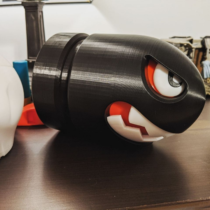 3D Print of BULLET BILL / BANZAI BILL by chrm421