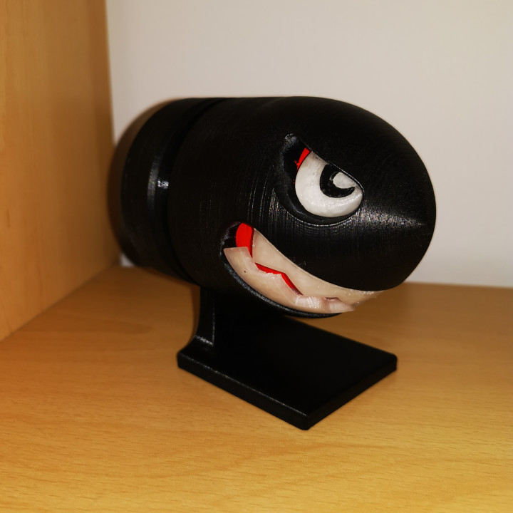 3D Print of BULLET BILL / BANZAI BILL by Stefan2403