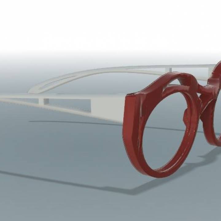 3D Printable Ellipso Glasses #DESIGNITWRIGHT by MoreAnge