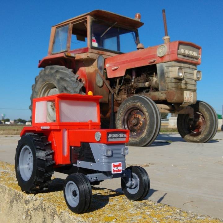 3D Printable OpenRC Tractor cabin by makit