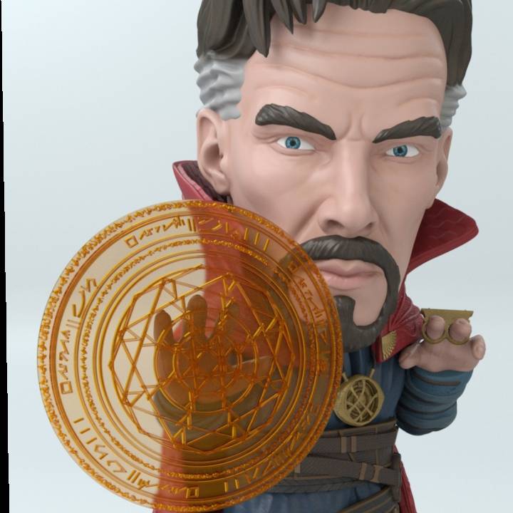 3D Printable Dr Strange by Ben-3D