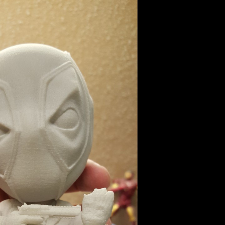 3D Print of Deadpool vs Groot by bluefiredawg