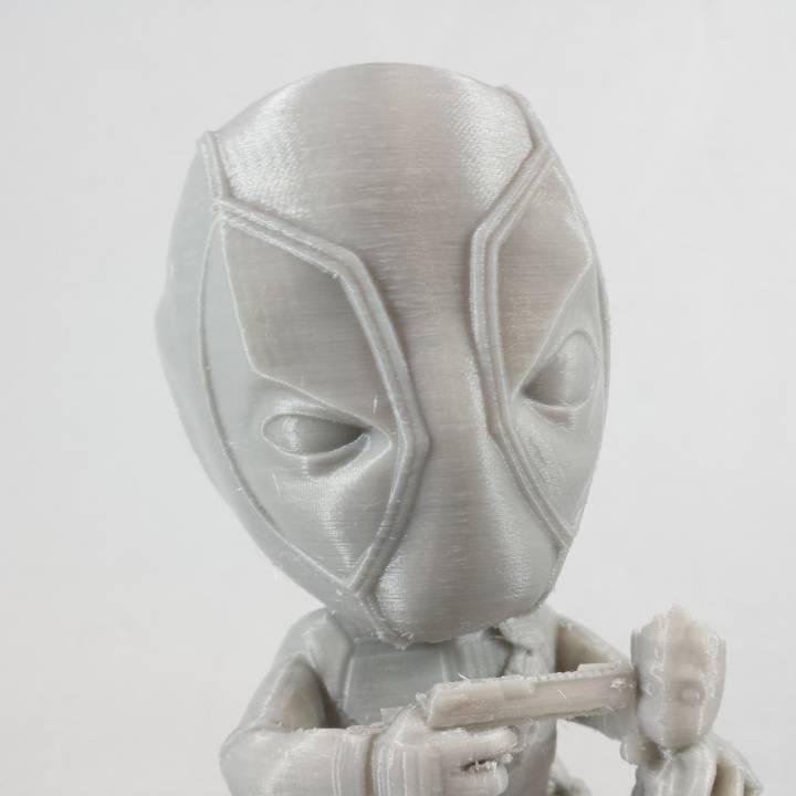 3D Printable Deadpool vs Groot by Ben-3D