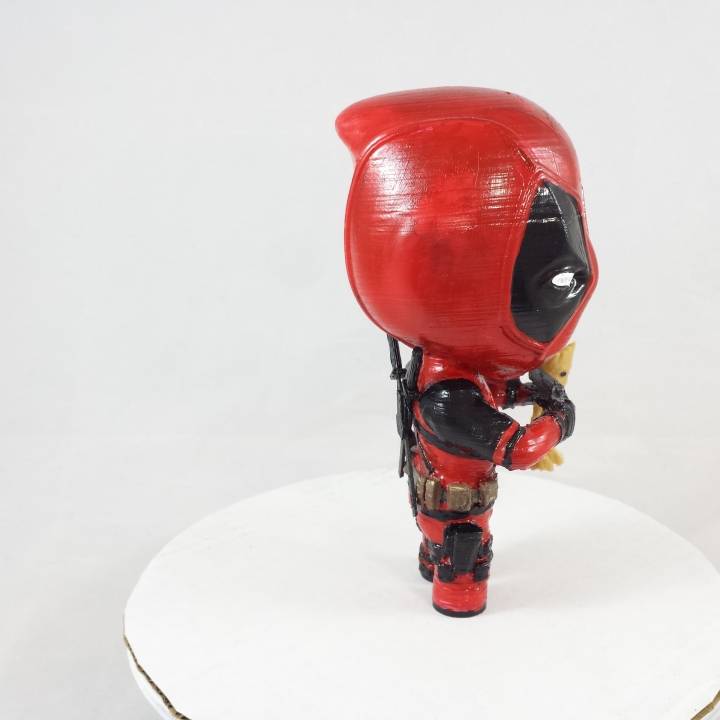 3D Printable Deadpool vs Groot by Ben-3D