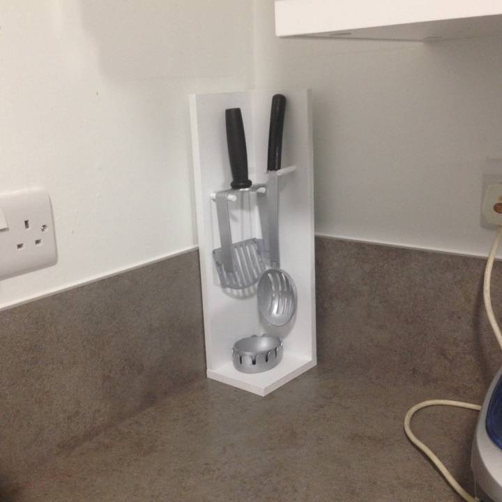 3D Printable 3D Printed Utensil Handles by Emma Bucknell