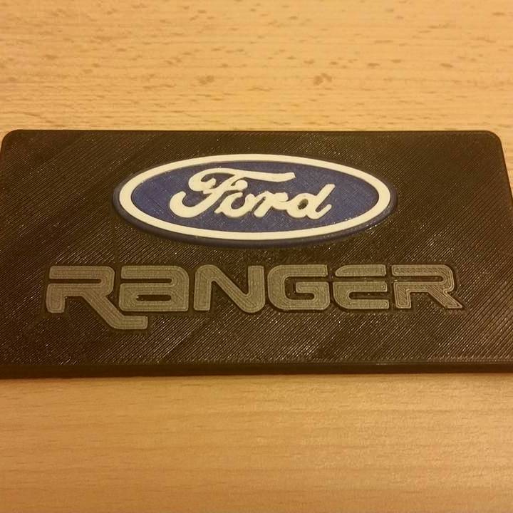 3D Printable FORD Ranger Logo by ChrisCross
