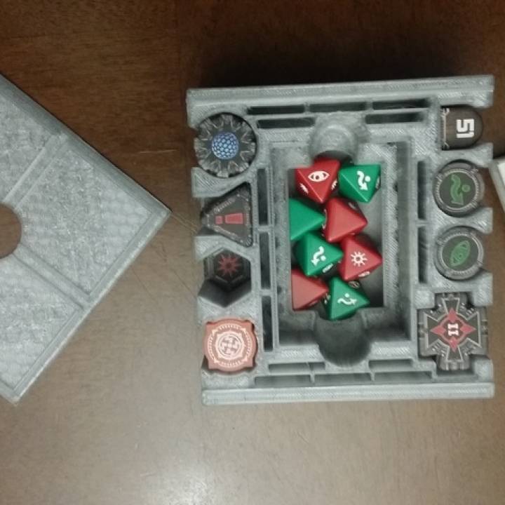 3D Printable Improved X-Wing Token Holder by Nate Johnson