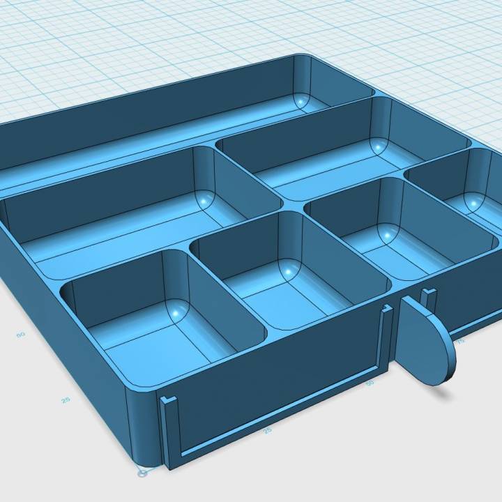 3D Printable Drawer System Part I by Wolfgang Schadow
