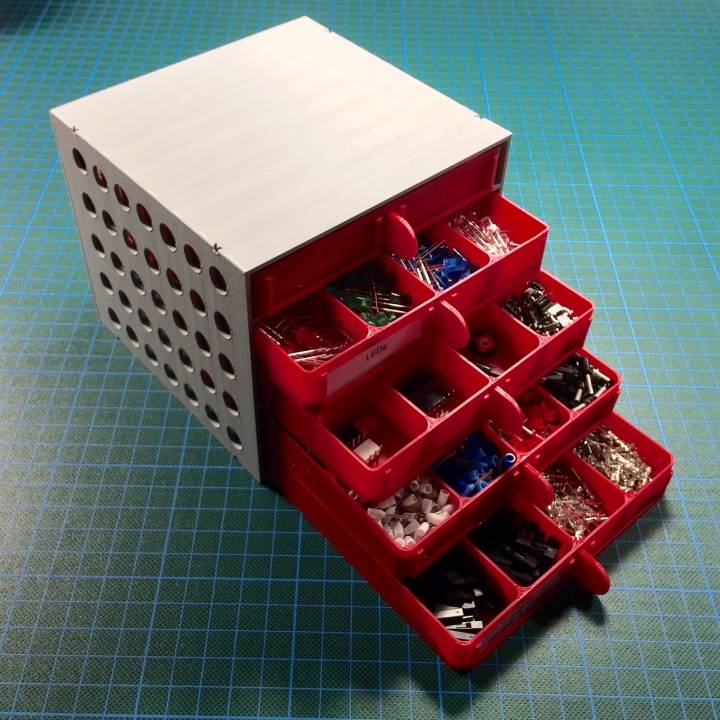 3D Printable Drawer System Part I by Wolfgang Schadow