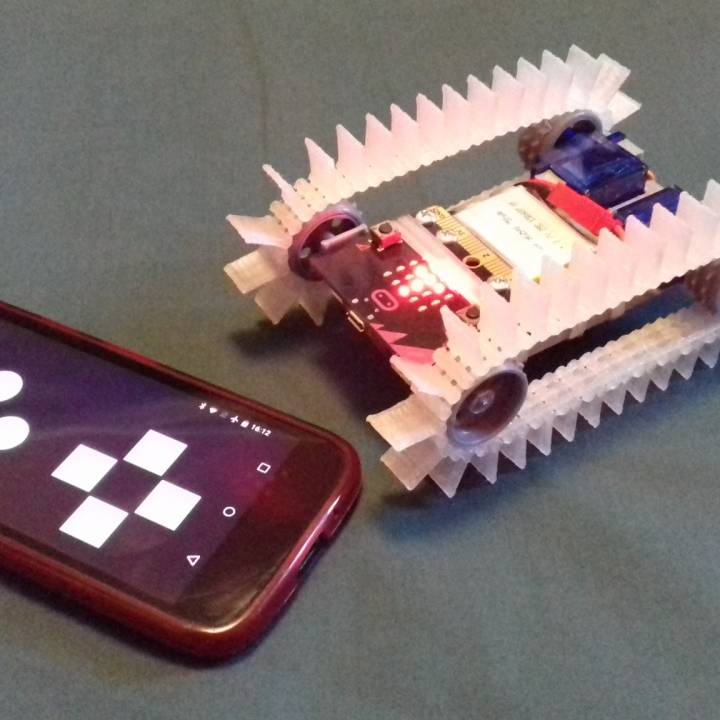 3D Printable MICROBIT ROVER by J R Cresser